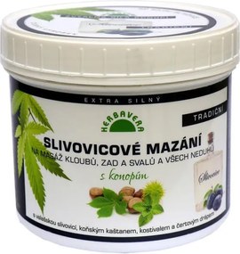 Slivovicové mazání s konopím 500 ml