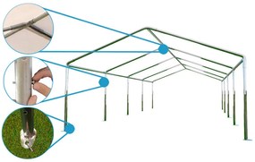 Zahradní párty stan 5x8m EKONOMY