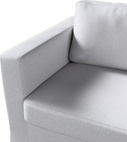 Potah na pohovku IKEA  Karlstad 3-místná, nerozkládací, dlouhý barva šedá látka pletený vzor