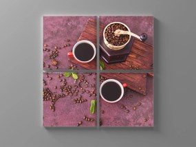 Liox Obraz mlýnek na kávu Rozměr: 80 x 80 cm