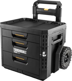 ToughBuilt | StackTech® – pojízdný box na nářadí se 3× zásuvkami