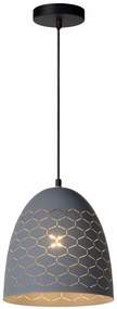 LUCIDE Závěsné svítidlo GALLA průměr 25 cm - 1xE27 - Grey