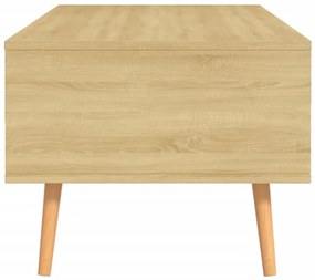 Konferenční stolek dub sonoma 100 x 49,5 x 43 cm dřevotříska - Default Title