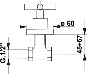 Sapho Axia sprchová baterie podomítková teplá chrom 505H