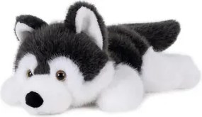 TEDDIES Plyšový pes husky ležící 30 cm / od 0 měsíců