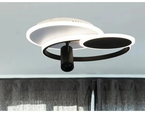 LED Stmívatelné svítidlo LED/65W/230V 3000-6500K bílá/černá + dálkové ovládání