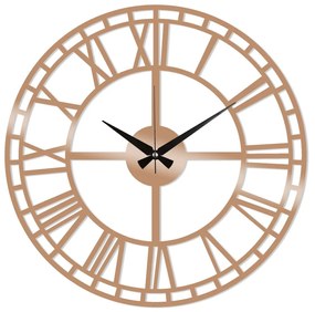 Dekorativní nástěnné hodiny Pulos 48 cm měděné