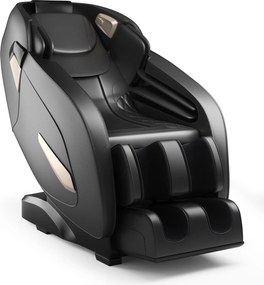 Costway Elektrické masážní křeslo nastavitelné shiatsu křeslo černé