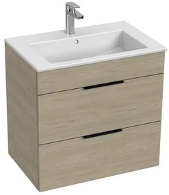 Jika Cube koupelnová skříňka s umyvadlem 65x43x62,2 cm jasan H4536021765141