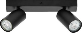 Ledvance - LED Nástěnné bodové svítidlo OCTAGON 2xGU10/3,4W/230V 2700K černá