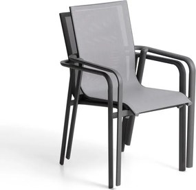 Šedá zahradní židle Canea – Kave Home