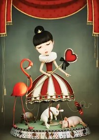 YAZZ Puzzle Dívka od kolotočů / 1000 dílků / 48 x 68 cm