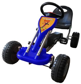 GO CART šlapací auto modré