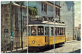 Obraz na plátně - Historická tramvaj 1121B (105x70 cm)