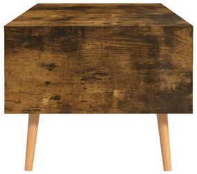 Konferenční stolek kouřový dub 100 x 49,5 x 43 cm dřevotříska - Default Title