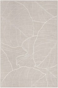 Vinylová rohožka's protiskluzovou vrstvou Hojas Beige