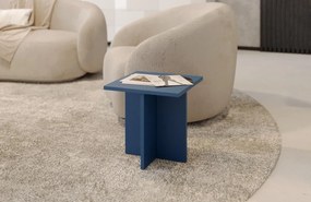 OnaDnes -20% Modrý konferenční stolek MOJO MINIMAL 39,5 x 39,5 cm