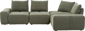 XXXLutz SEDACÍ SOUPRAVA, textil, olivově zelená Xora - Sedací soupravy - 000552036302