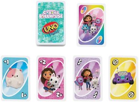 MATTEL Hra Uno Junior karty Gabbys Dollhouse *SPOLEČENSKÉ HRY* 25jlh17