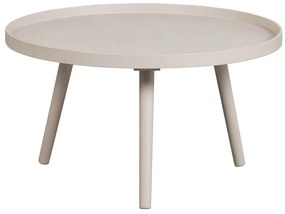 Konferenční stolek mesa l ø 60 x 34 cm béžový MUZZA