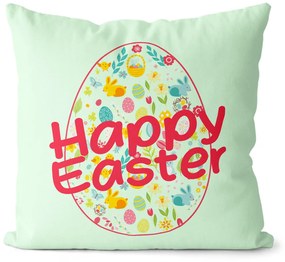 Polštář Happy Easter (Velikost: 55 x 55 cm)