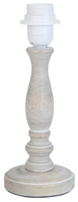Přírodní dřevěná noha k lampě s patinou Terah - Ø16*28 cm