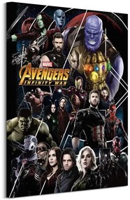 Obraz na plátně Marvel Avengers: Infinity War Heroes 60x80cm WDC100404