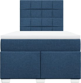 Box spring postel s matrací černá 120x190 cm textil 3290433