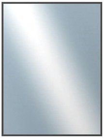 DANTIK - Zarámované zrcadlo - rozměr s rámem cca 60x80 cm z lišty Hliník černá | P269-021 (7269021)