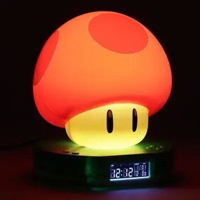 PALADONE Budík Super Mario houba / Budík / LED světlo / licenční desig