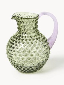 Ručně foukaný džbán Hobnail, 2 l