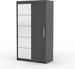 ADRK Furniture Posuvná skříň se zrcadlem ESTI 120 SW-ESI-120-AN