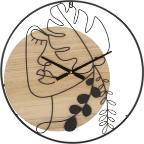 Nástěnné hodiny Elegant A 60 cm hnědé/černé