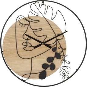 Nástěnné hodiny Elegant A 60 cm hnědé/černé