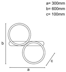 LED Stmívatelné stropní svítidlo LED/60W/230V 3000-6500K + dálkové ovládání