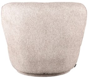 LABEL51 Otočné křeslo BUNNY béžové FU-88.015