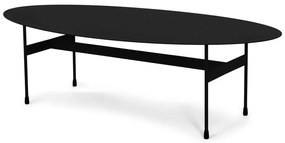 Černý kovový konferenční stolek 39x120 cm Mira – Spinder Design