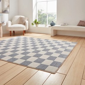 Modrý koberec 80x150 cm Baltimore – Think Rugs
