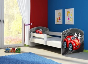 Dětská postel - Car 2 180x80 cm bílá