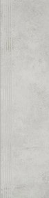 Ceramika Paradyz Dlažba Scratch Bianco Polpoler Schod Rekt. 119,8x29,8 - 157066