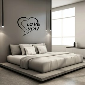 Samolepka Love you