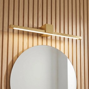 Toolight Toolight, LED koupelnové nástěnné svítidlo 60cm, 12W, 1500lm, SWE044-1W, zlatá lesklá, OSW-20144