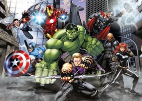 Vliesová fototapeta Marvel Avengers v Akci, Disney | 360 x 270 cm | DFTDNXXL5080