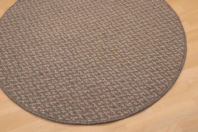 Vopi koberce Kusový koberec Toledo cognac kruh - 120x120 (průměr) kruh cm