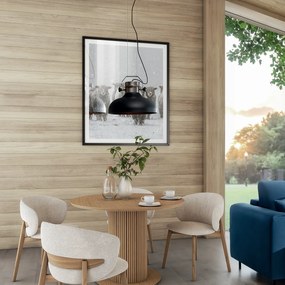 Stealle, 40x130x40cm závěsná 1 černý