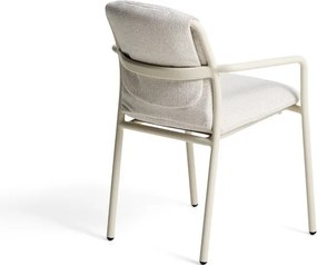 Béžová polstrovaná zahradní židle Linosa – Kave Home