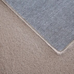 Vopi | Kusový koberec kruh Pouffy 5100 beige - Kruh 120 cm průměr