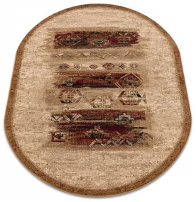 Oválný koberec vlněný Dywilan Omega Modena Světlý Rubín Rozměr: 170x235 cm