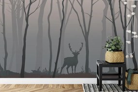 Fototapeta Deer In The Forest Vliesová tapeta 300x210