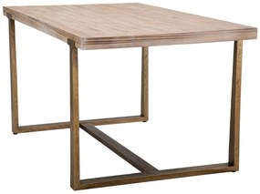 Designový jídelní stůl Nalanie 150 cm hnědý